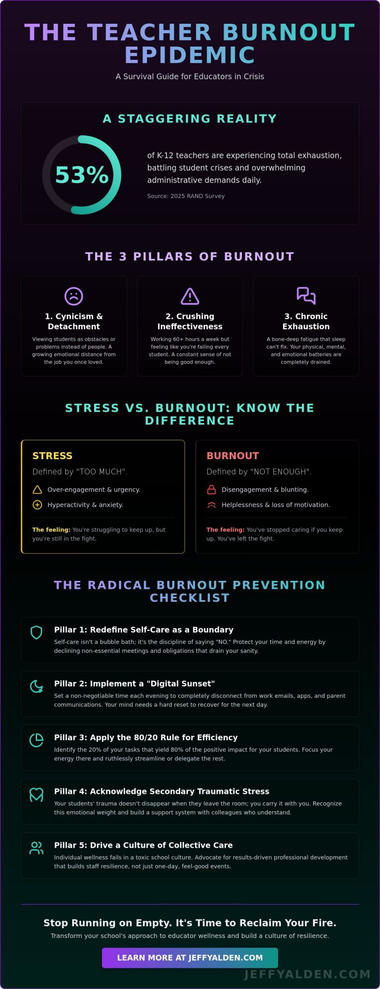 How to Prevent Teacher Burnout: The Radical 2026 Checklist for ...
